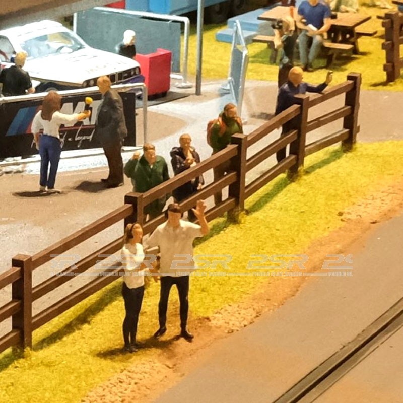 Slot Track Scenics Post and Rail Fence (STS-PRF)