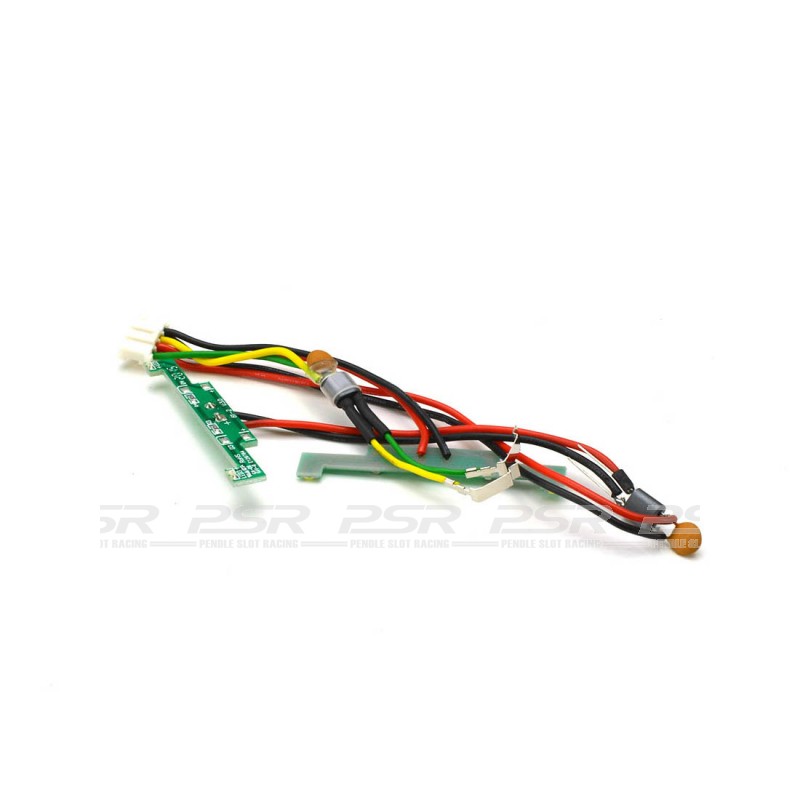 Scalextric circuit board mounted LED front and rear lights for Jaguar ...
