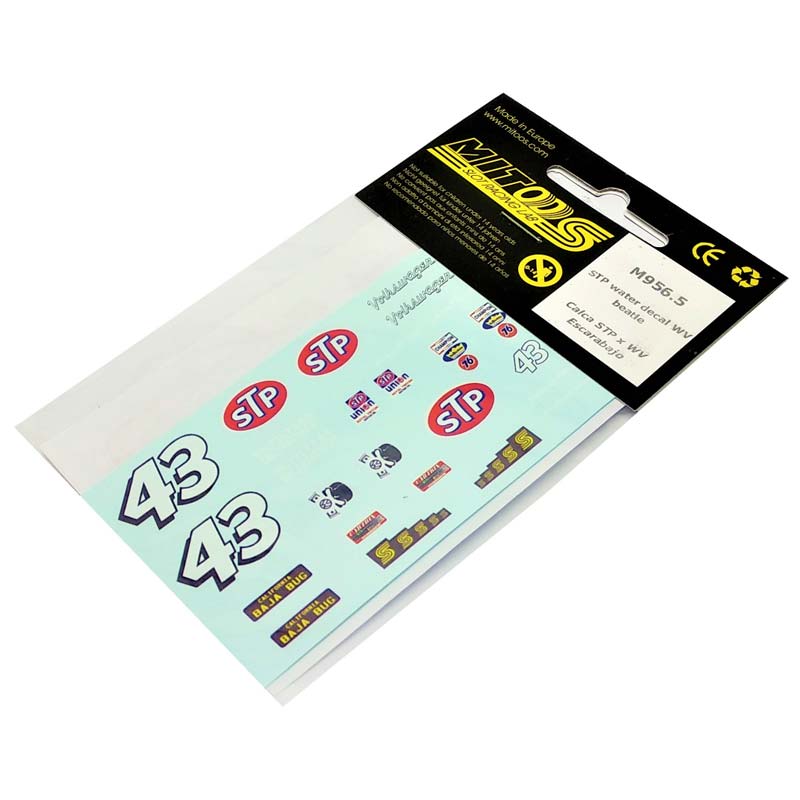 Mitoos VW Beetle STP Decals