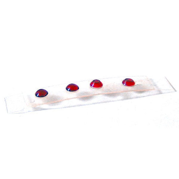 PCS Self Adhesive Circular Red Light Lens 2mm