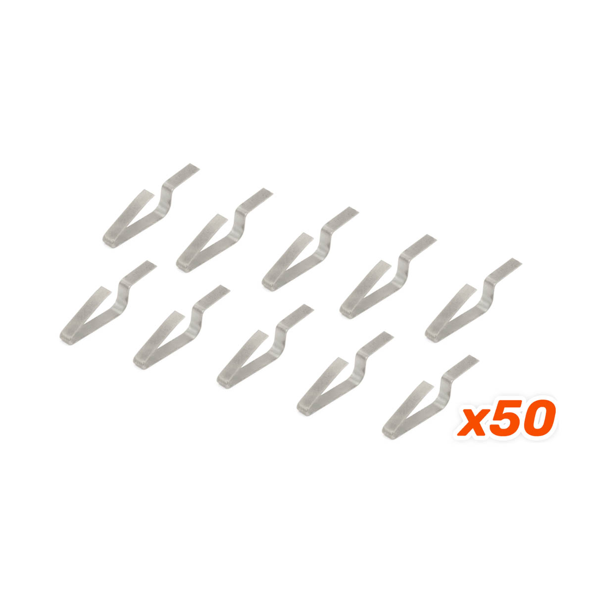 Scaleauto Metal Clips Power Boost Pro Track Connection x50 (SC-10131bp)