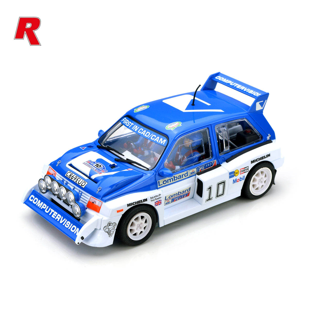 Scaleauto MG Metro 6R4 No.10 RAC Rally 1985 R-Series (SC-6315R)