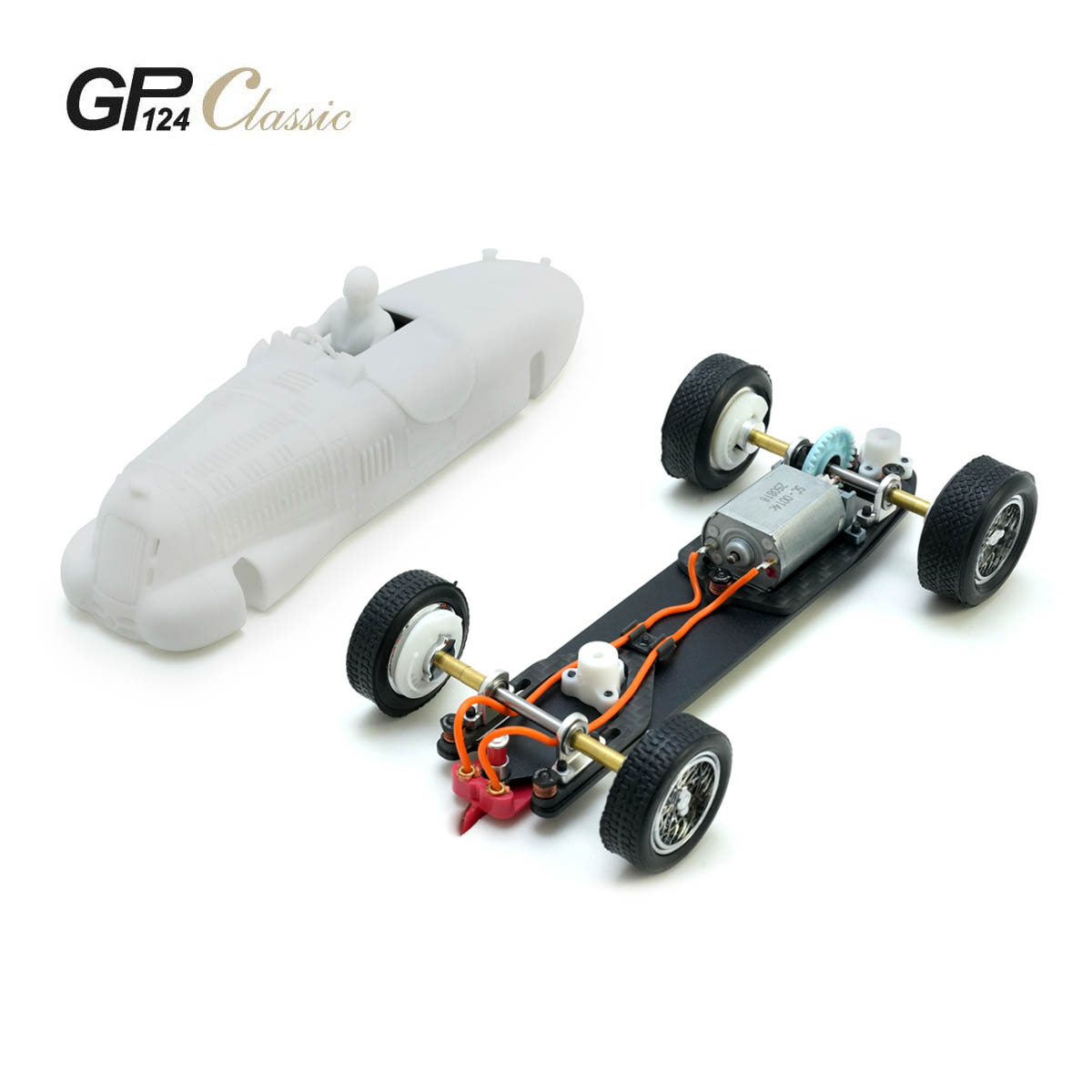 Scaleauto Classic GP 1/24 Talbot Lago T26SS White Kit (SC-7150)