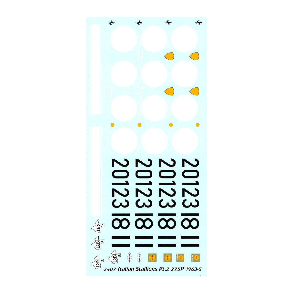 Starfighter Decals 1/24 Italian Stallions Ferrari 275P
