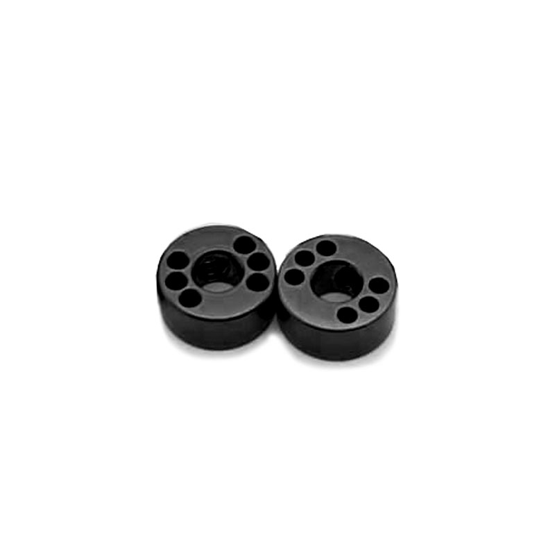 Staffs Aluminium Lightweight Axle Stoppers Black 2 pcs (SRS03)