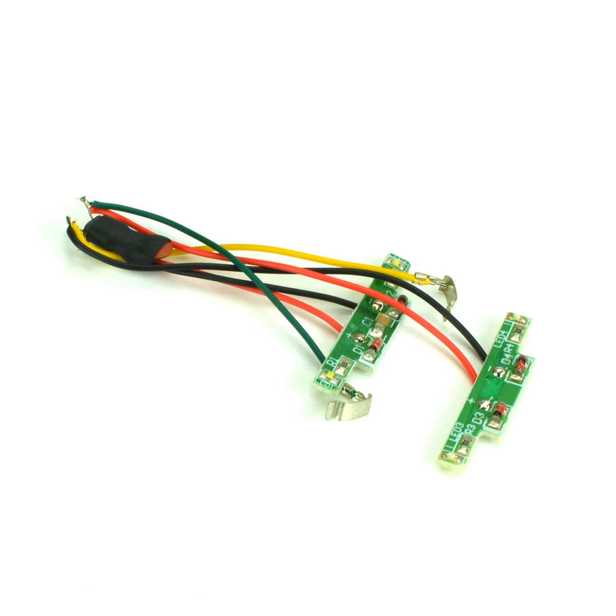 Scalextric circuit board mounted LED front and rear lights for Reliant ...